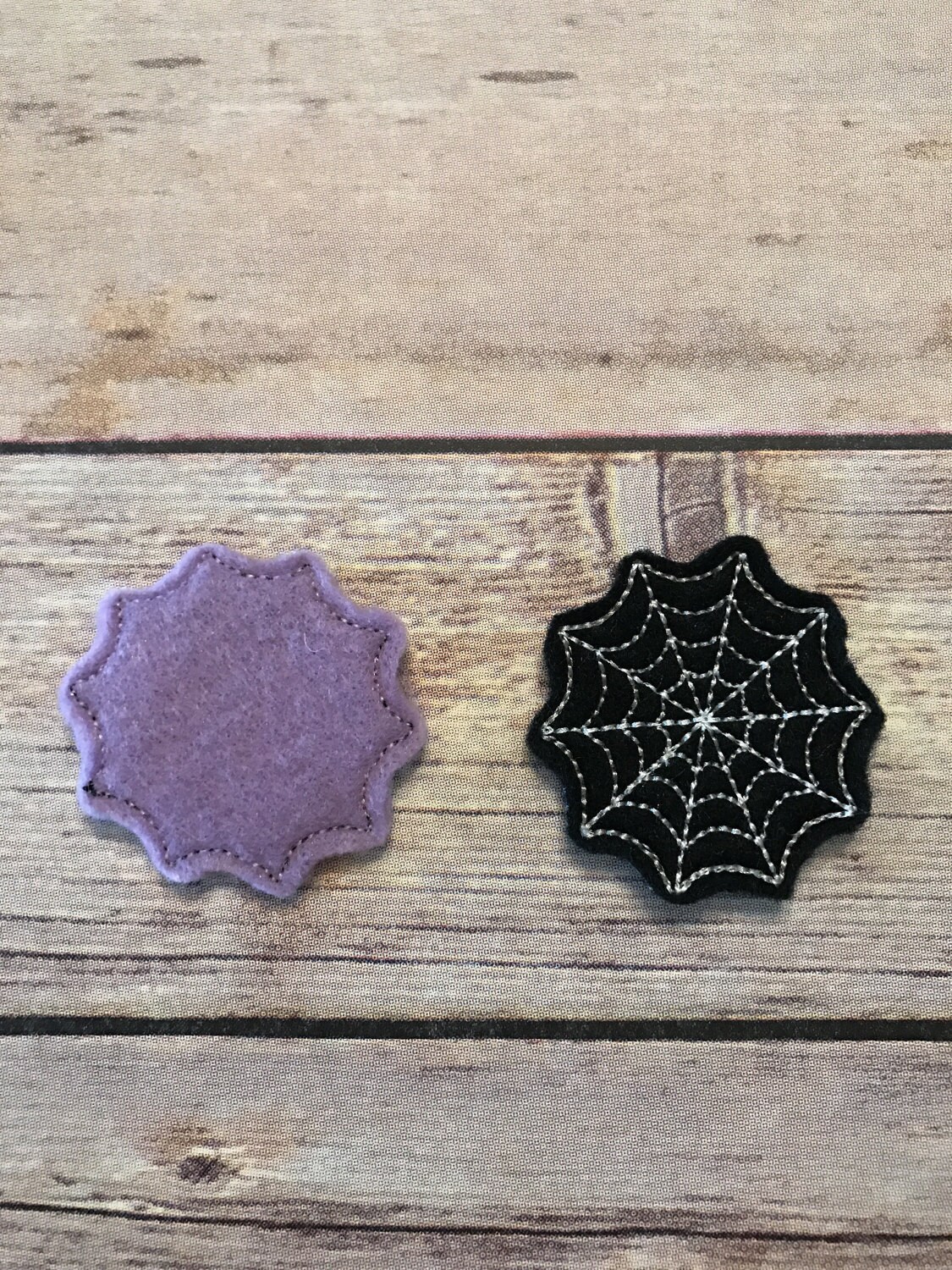 SPIDER WEB FELTIES Spider Webs. Halloween. Felties for Hair | Etsy