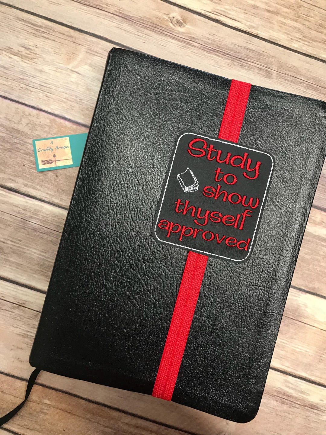 STUDY to Show Thyself Approved Book Band! Elastic Bookmark. BIBLICAL ...