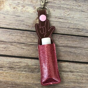 ASL LIP BALM Holder. I Love You Lip Balm Holder. I Love You Sign ...