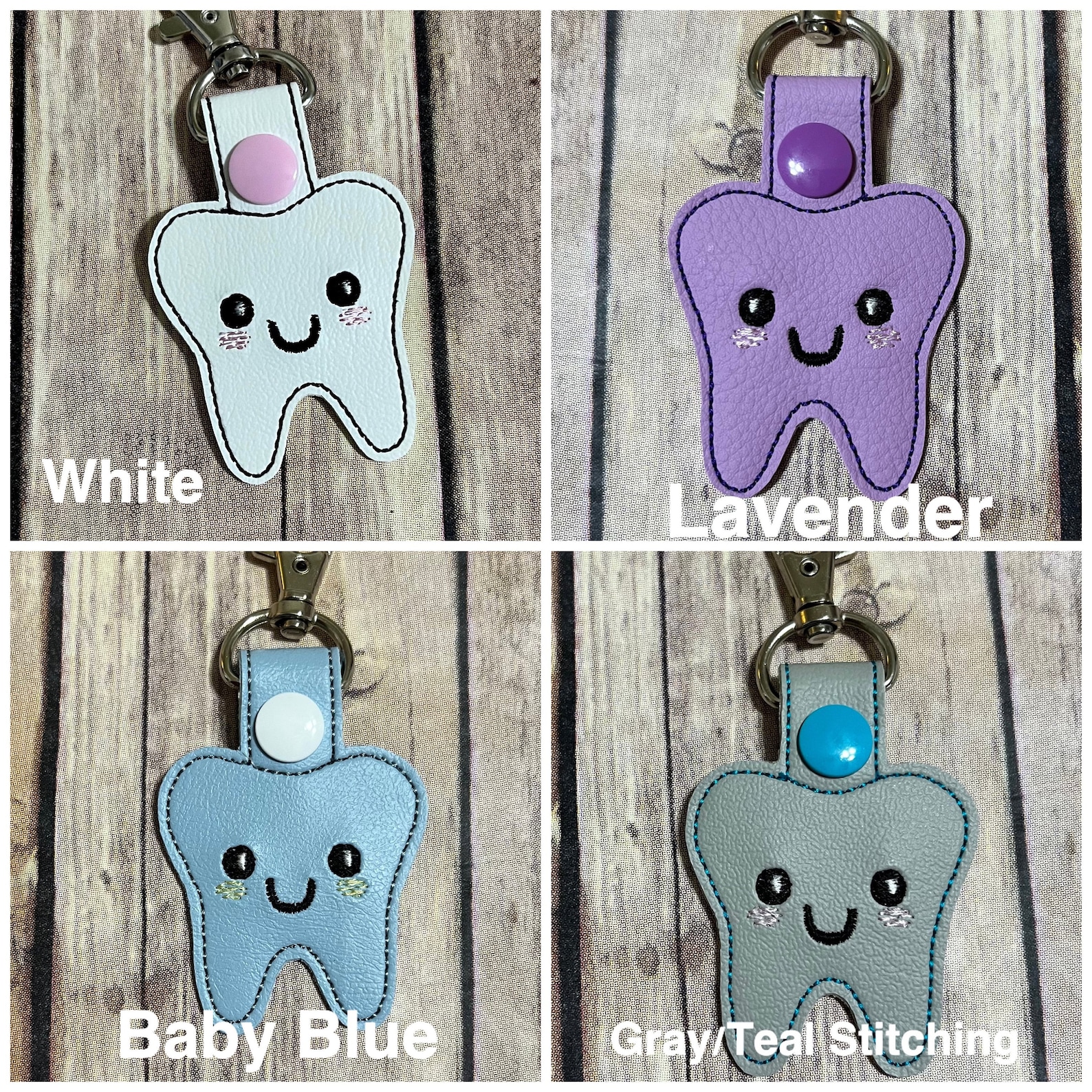 TOOTH KEY FOB. Tooth Snap Tab. Dental Key Fob. Dental Love. - Etsy