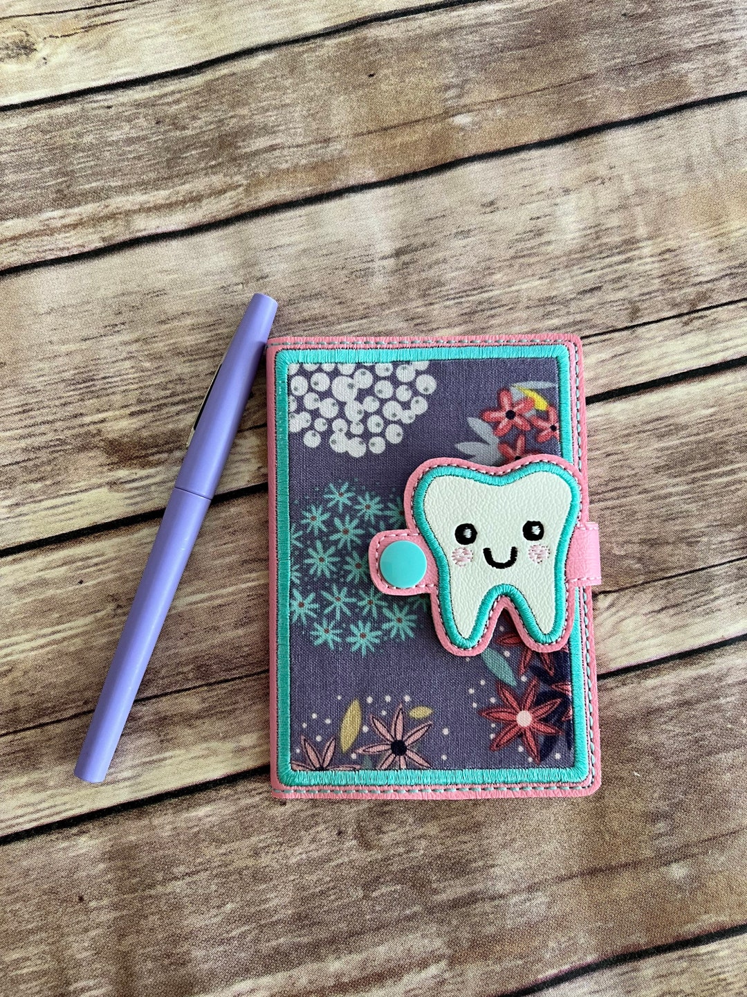 TOOTH NOTEBOOK COVER! Mini Notebook. Tooth Notebook. Mini Notepad ...