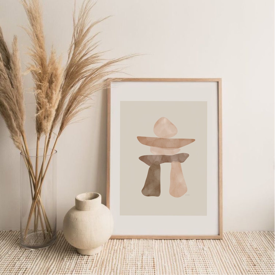 Inukshuk Art Print - Etsy