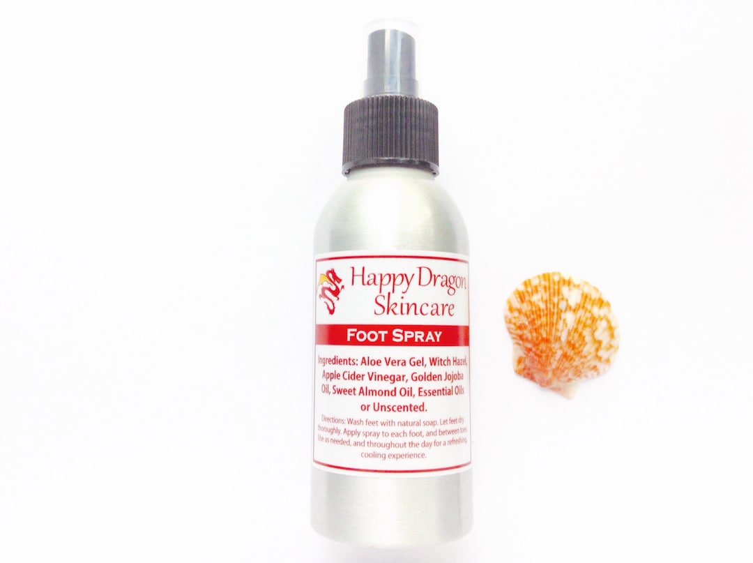 Foot Spray Natural Remedy Foot Odor Athletes Foot Care Aloe ACV ...