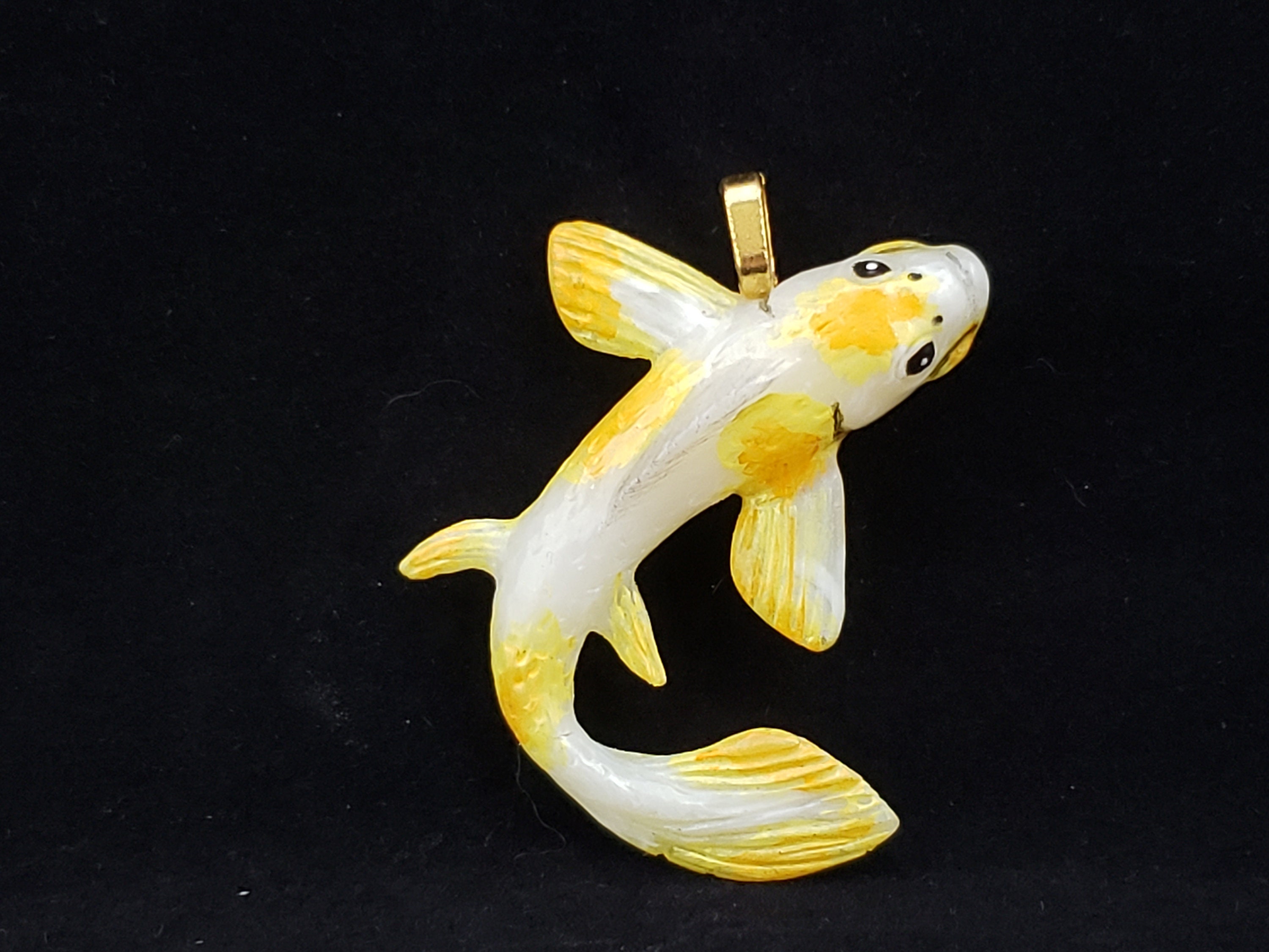 Koi Fish Pendant Necklace - Etsy