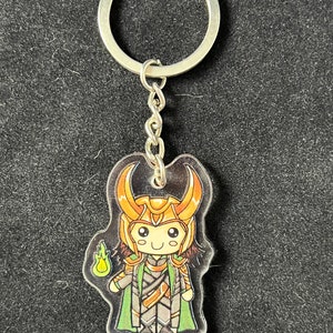 Loki Chibi Acrylic Keychains - Etsy