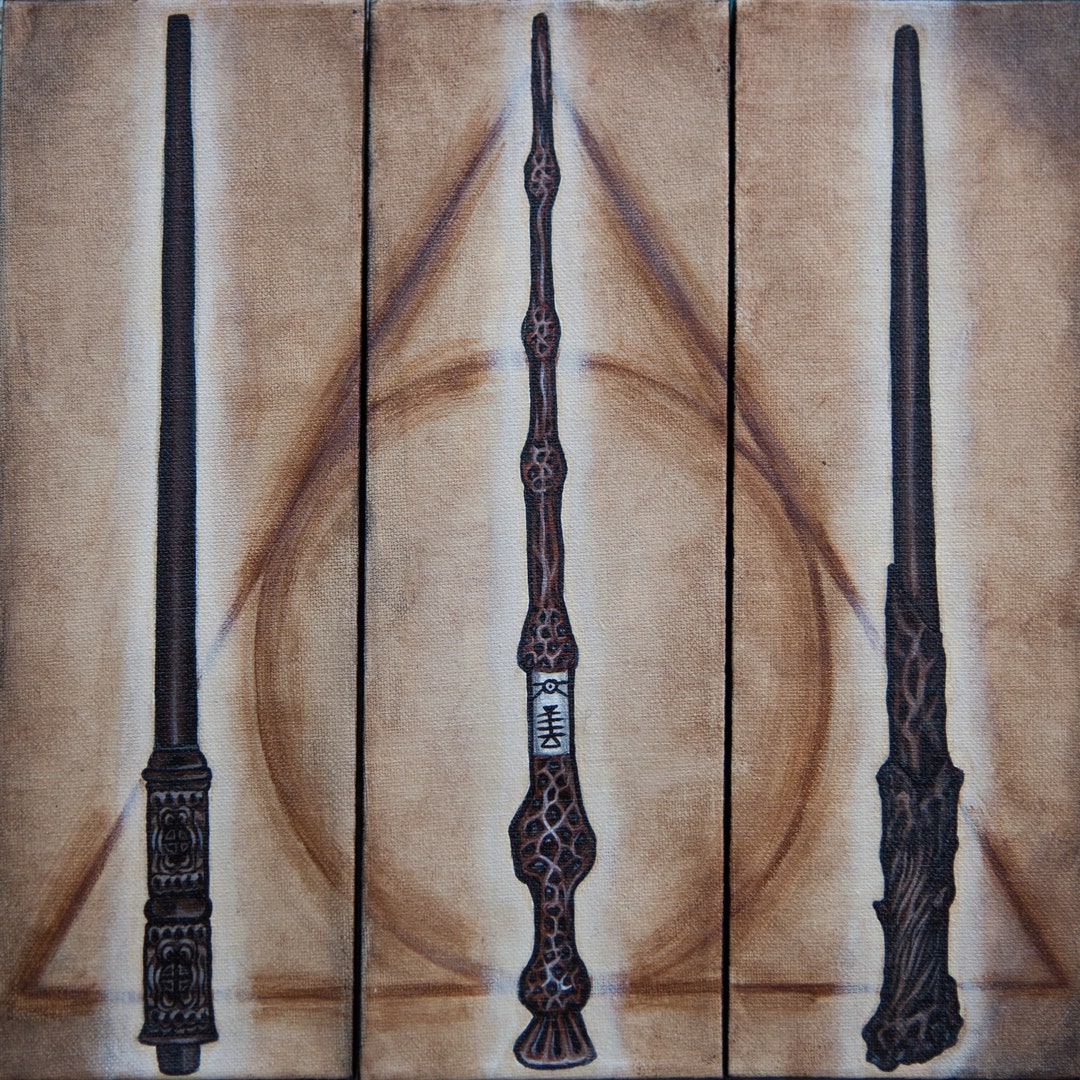 Three Wands Print - Etsy