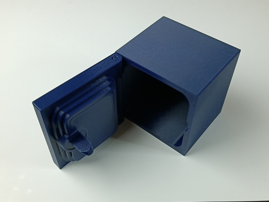 3d Printed Mysterious Blue Box Inspired by Mulholland Drive | Etsy