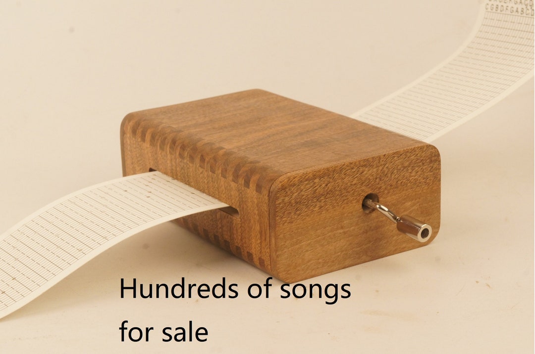 Wooden Music Box Using Strips, 30 Note, Custom Music Available ...