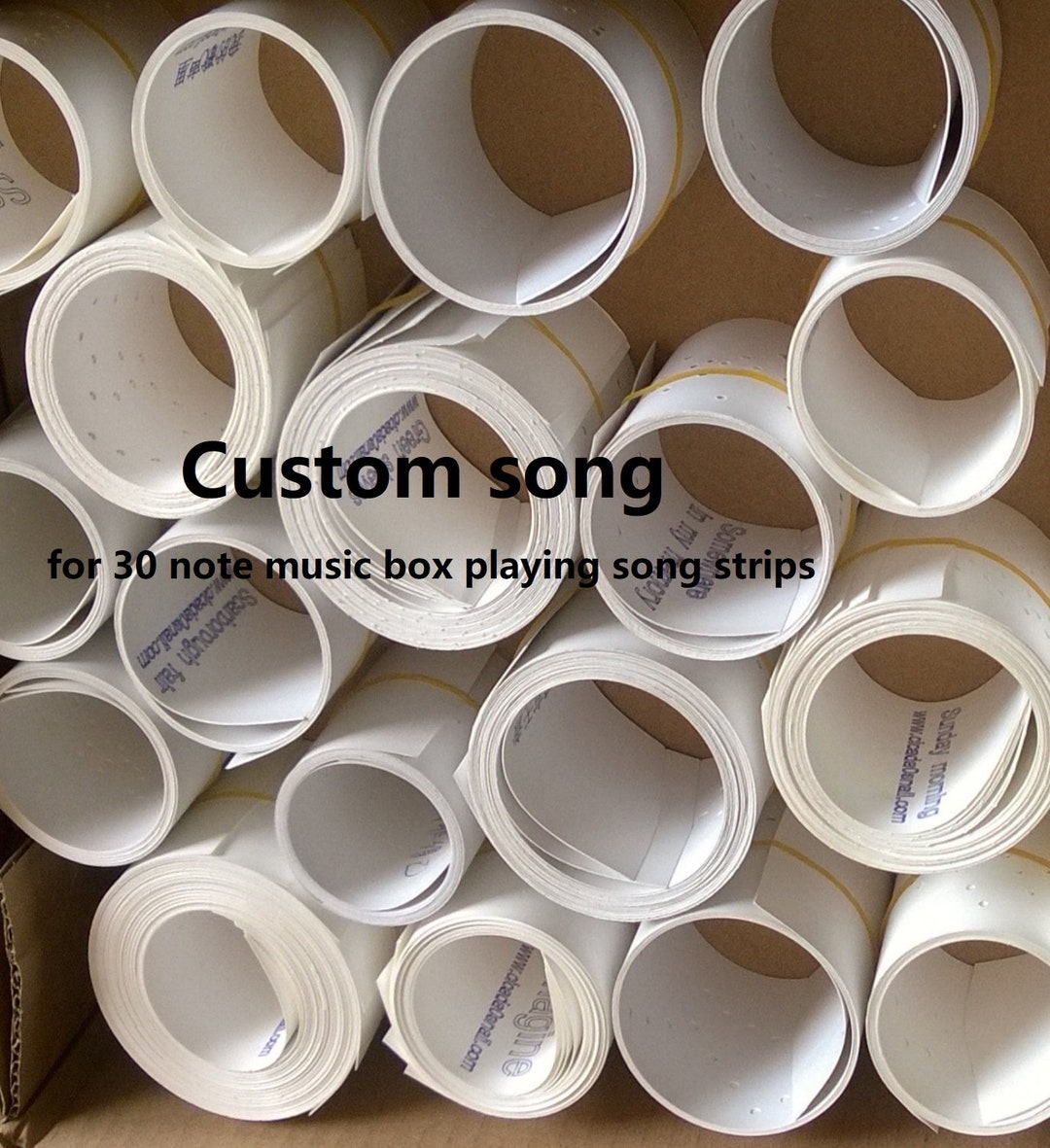 Custom Music Especially for 30 Note Strip-type Music Box Customized ...