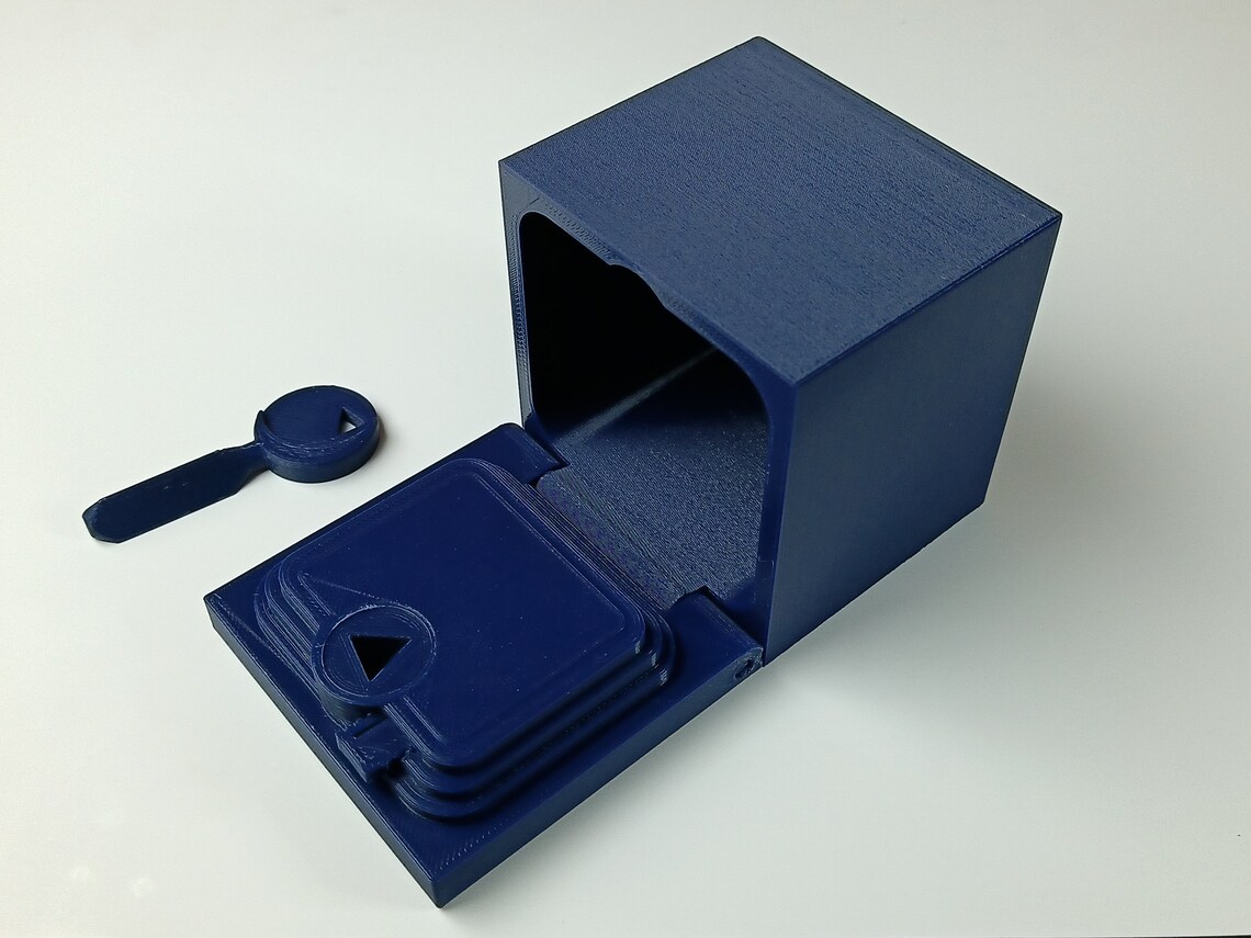 3d Printed Mysterious Blue Box Inspired by Mulholland Drive | Etsy