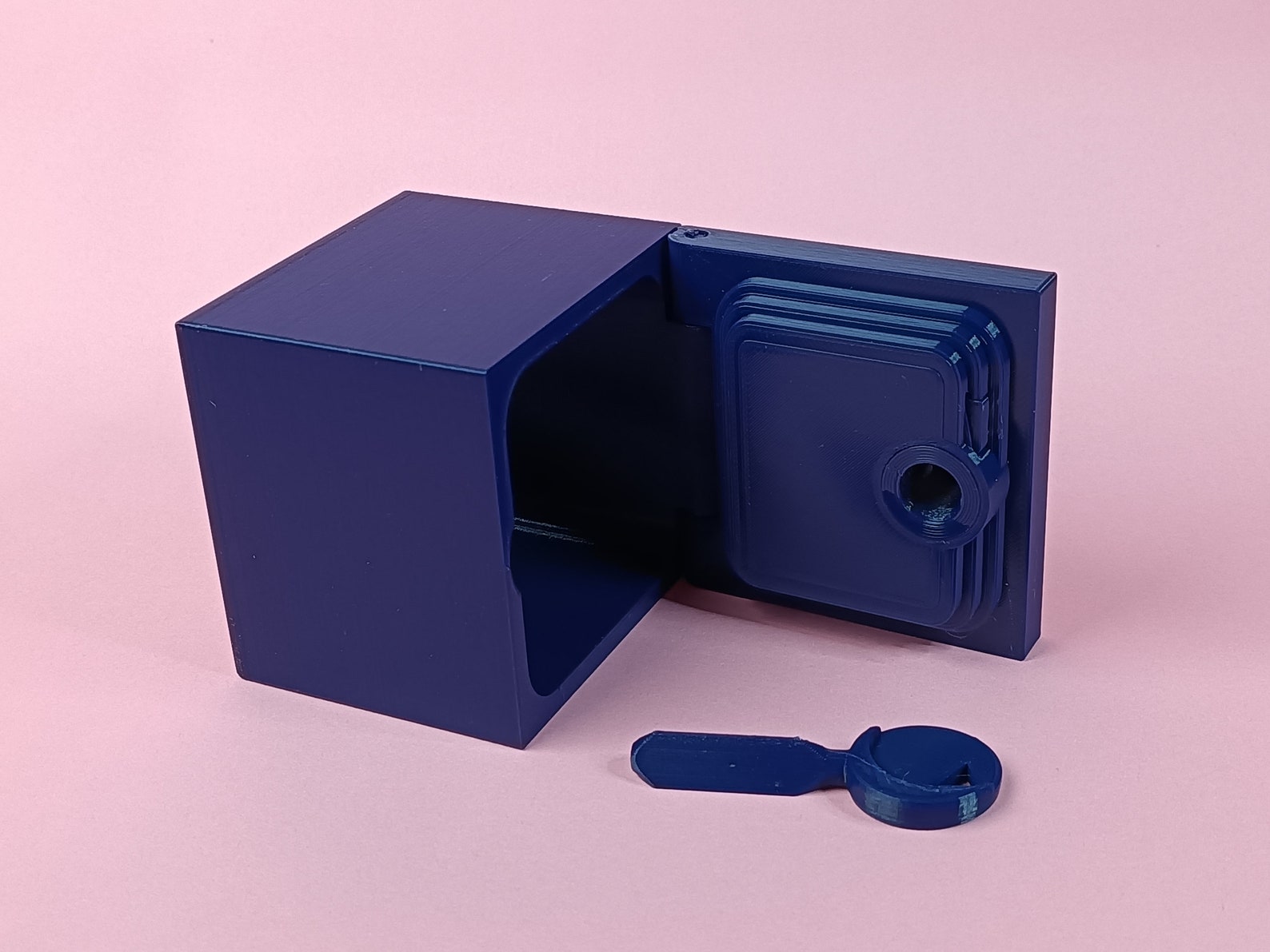 3d Printed Mysterious Blue Box Inspired by Mulholland Drive | Etsy