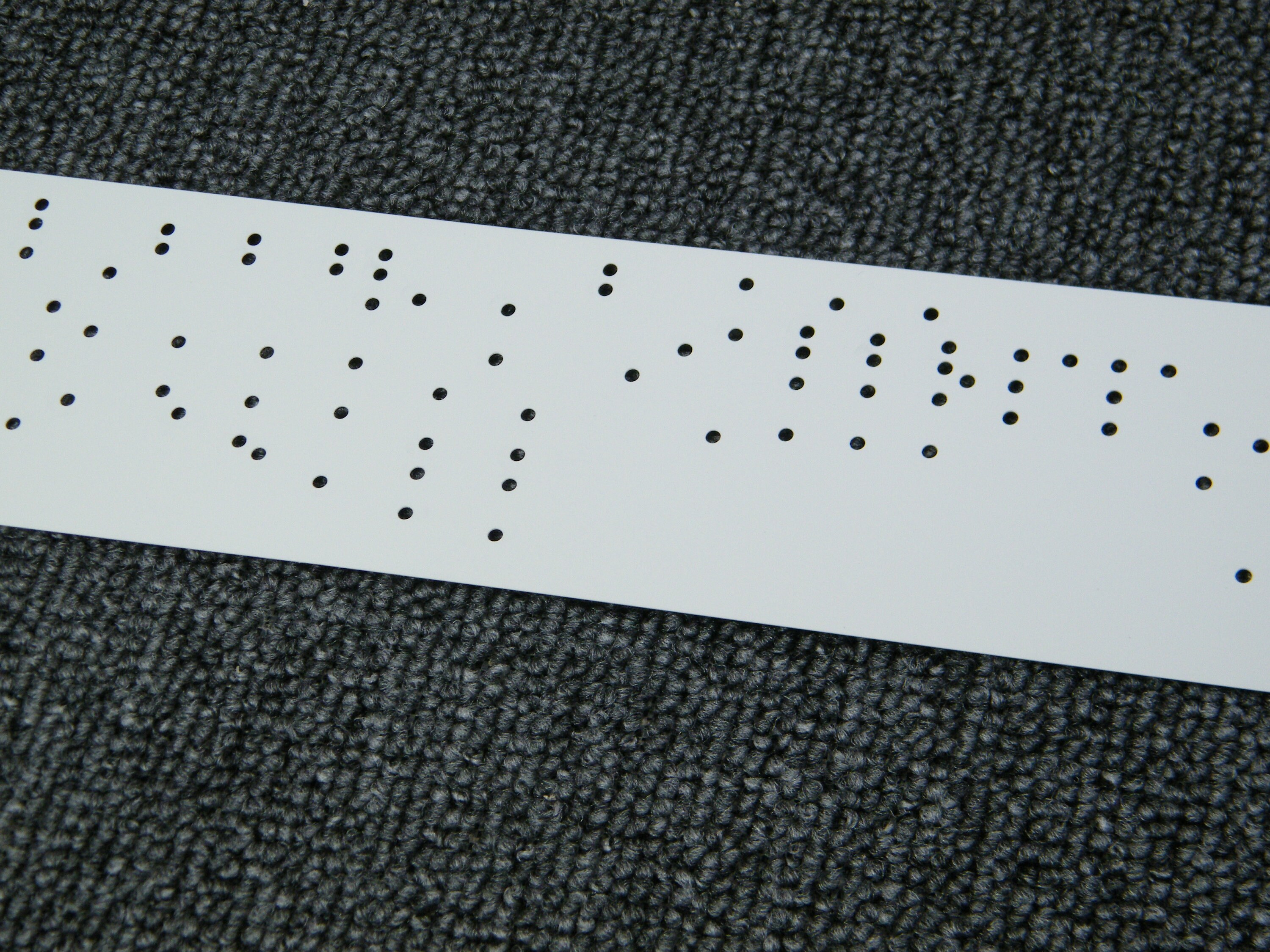 Creep (radiohead), Punched Paper Strip for 30 Note Music Box ...
