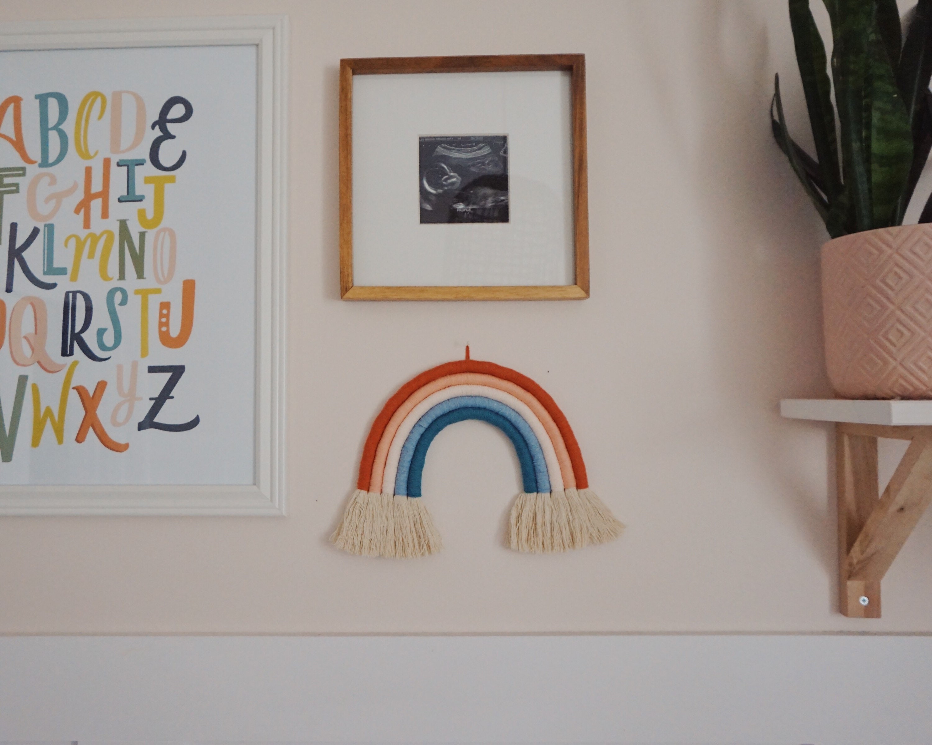 Terracotta Peach & Teal Rope Rainbow | Etsy