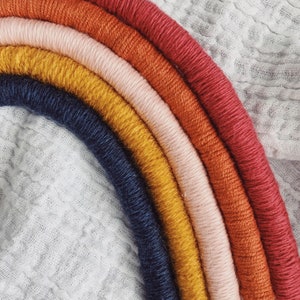 Woven Macrame Rope Rainbow - Etsy