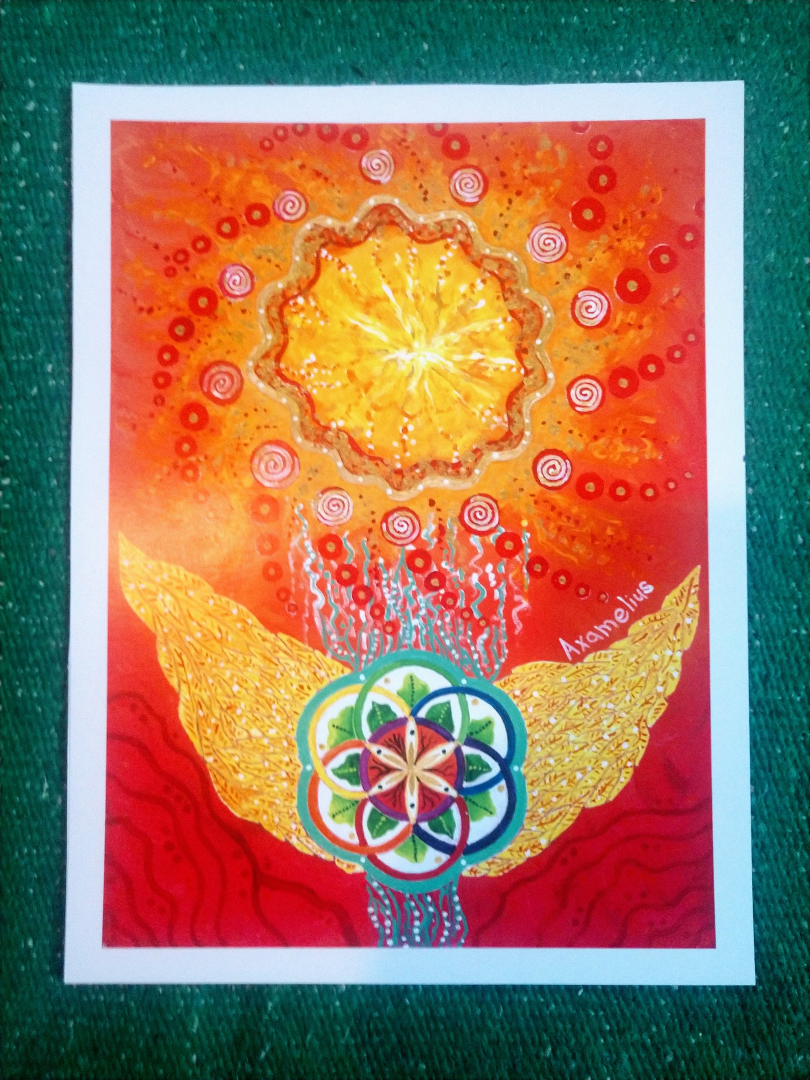 God Sacred Geometry Paper Print - Etsy