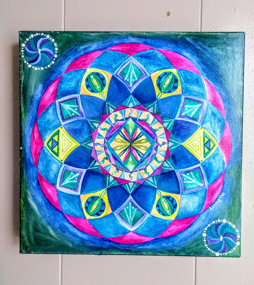 Light Torus Portal Sacred Geometry Original Acrylic Canvas - Etsy