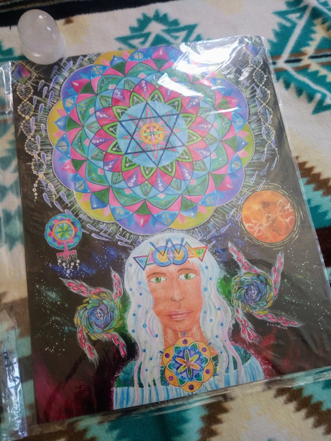 Lady Venus Codes Paper Print - Etsy