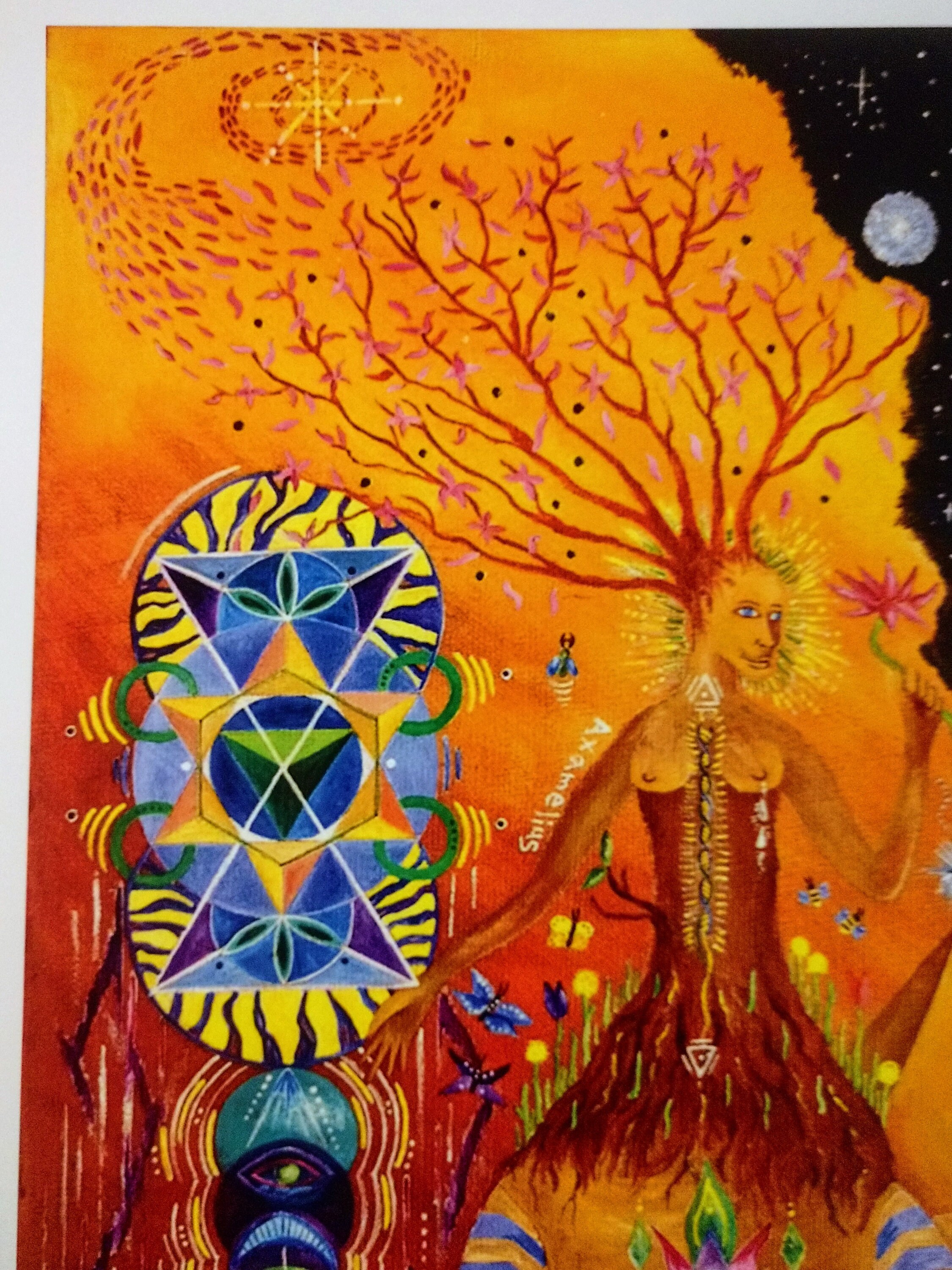 The Alignment of Gaia Sacred Geometry Paper Print - Etsy