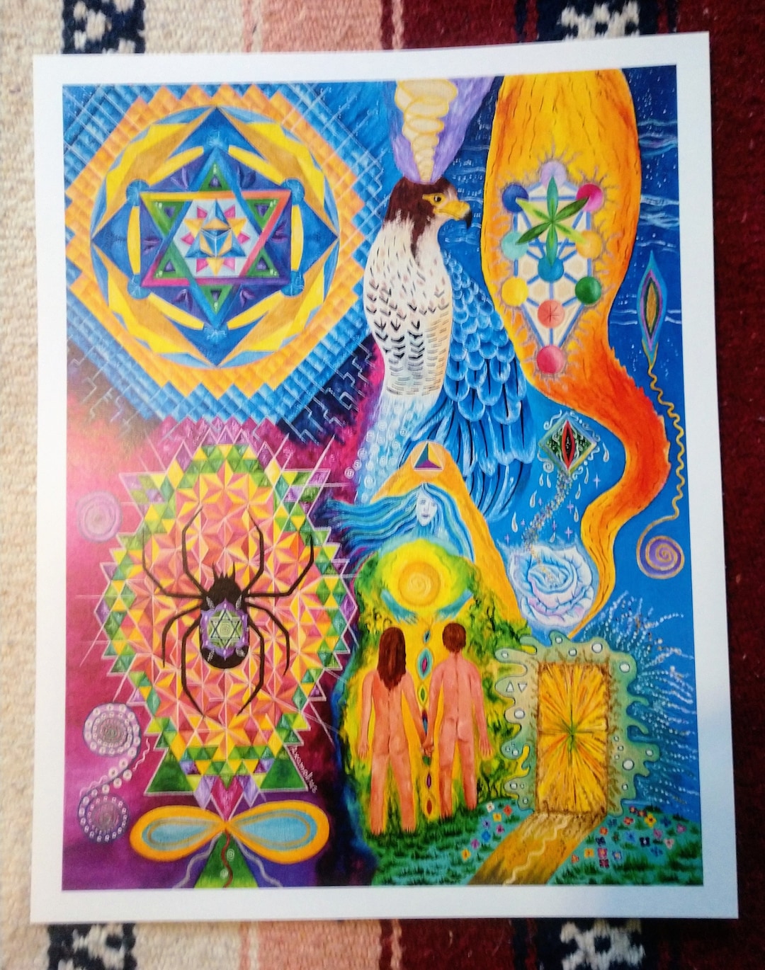 Eternal Life Sacred Geometry Paper Print - Etsy