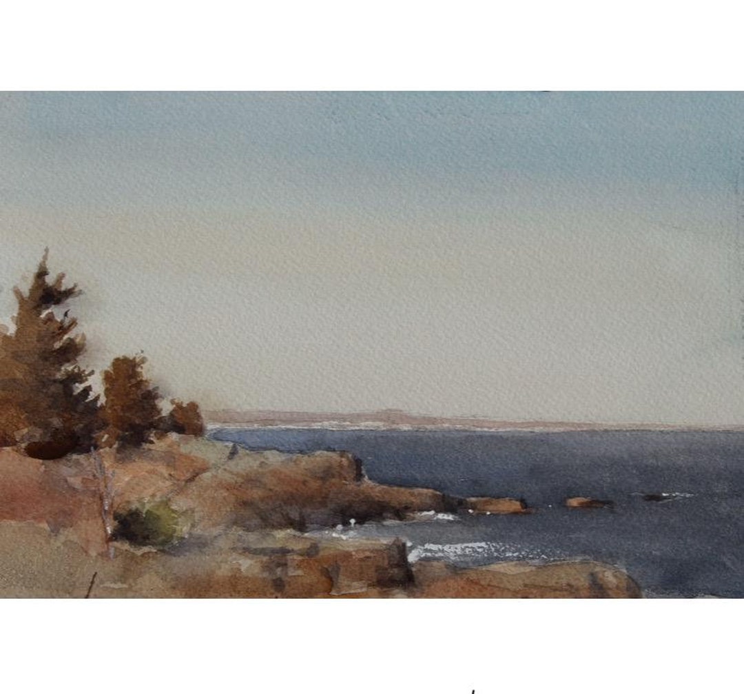 Maine Plein Air Landscape Painting Landscape Painting Plein Air ...