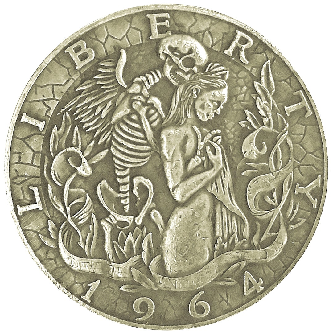 Lilith's Seduction Novelty Good Luck Heads Tails Vintage Hobo Coin Art ...