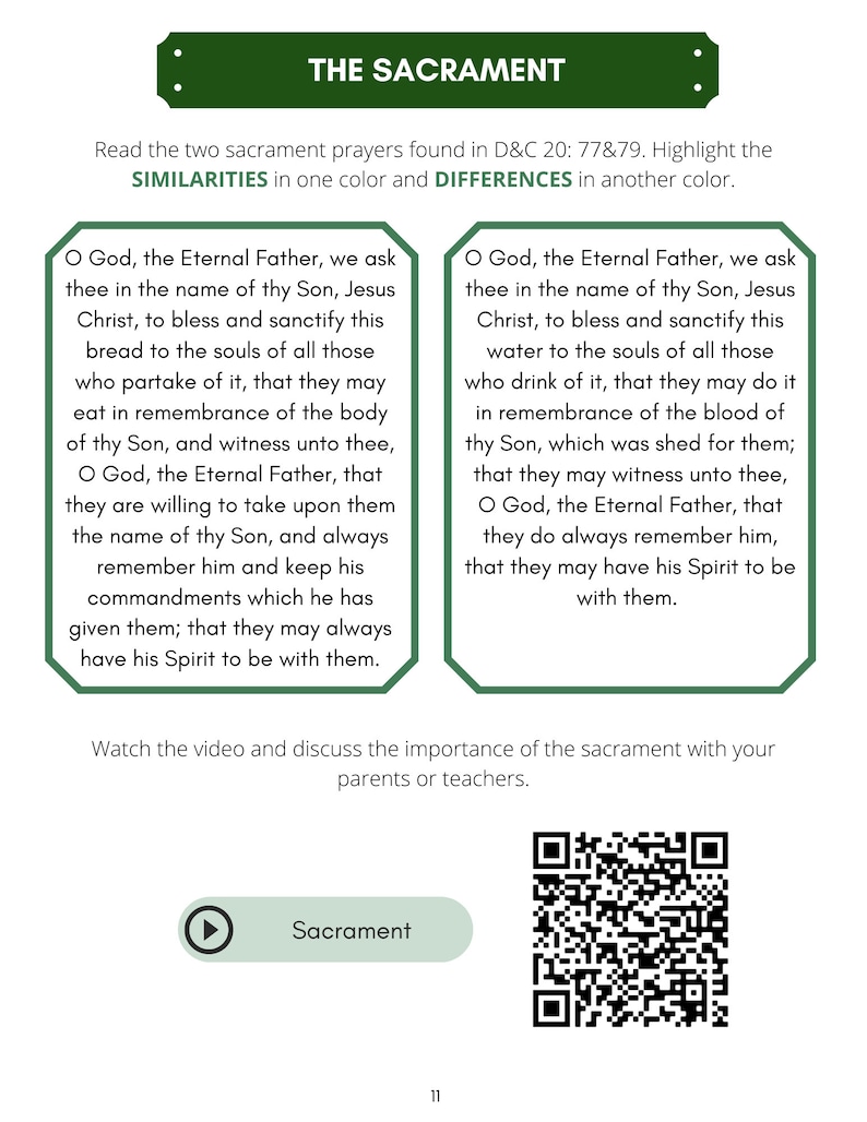 Baptism Prep Book and Journal | Printable | LDS - Etsy