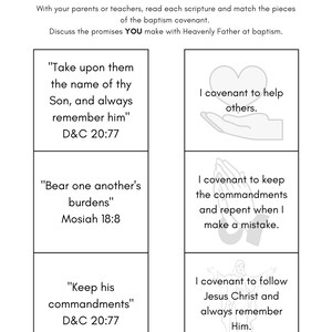 Baptism Prep Book and Journal | Printable | LDS - Etsy