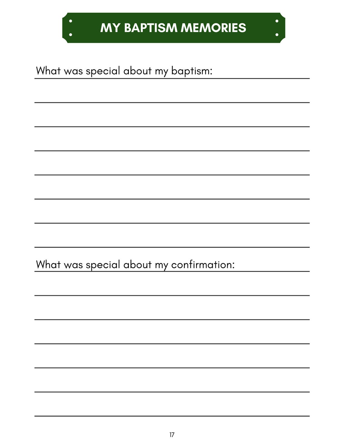 Baptism Prep Book and Journal Printable LDS - Etsy