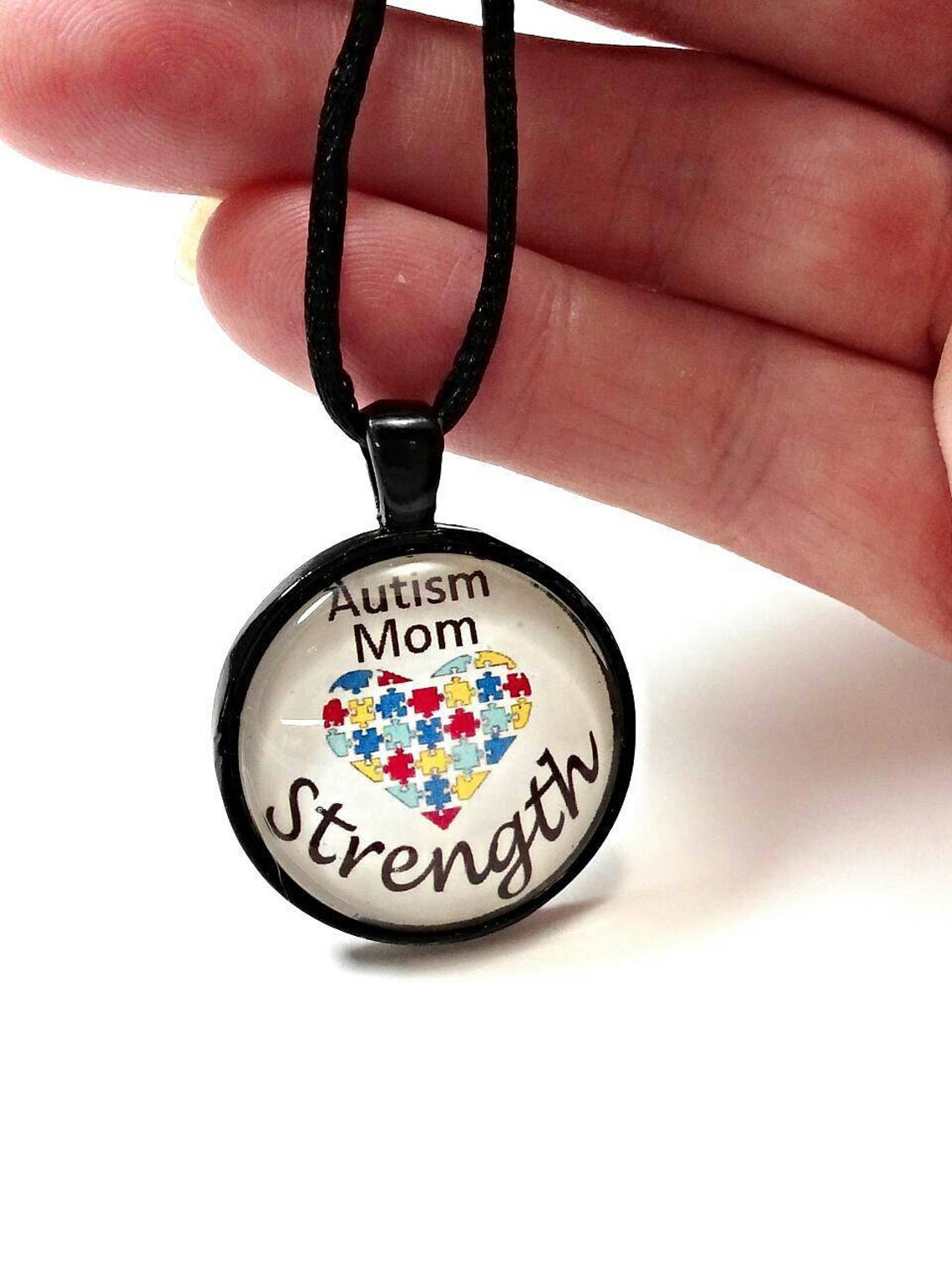 Autism Mom Necklace Autism Awareness Jewelry Mother's | Etsy