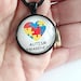 Autism Keychain/ Keyring, Autism Mom, Autism Dad, Autism Teacher ...