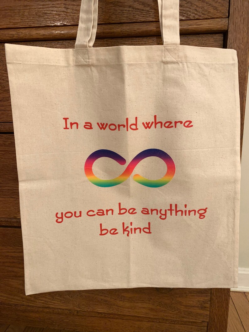 Autism Infinity Tote Bags Autism Mom Bag Autism Tote Bag - Etsy