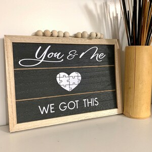 Autism We Got This Sign Wall Sign, Wall Decor, Wall Sign, Autism Home ...