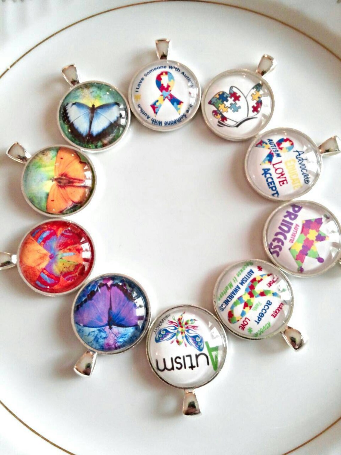 Autism Necklace I Love Someone With Autism Autism Jewelry | Etsy