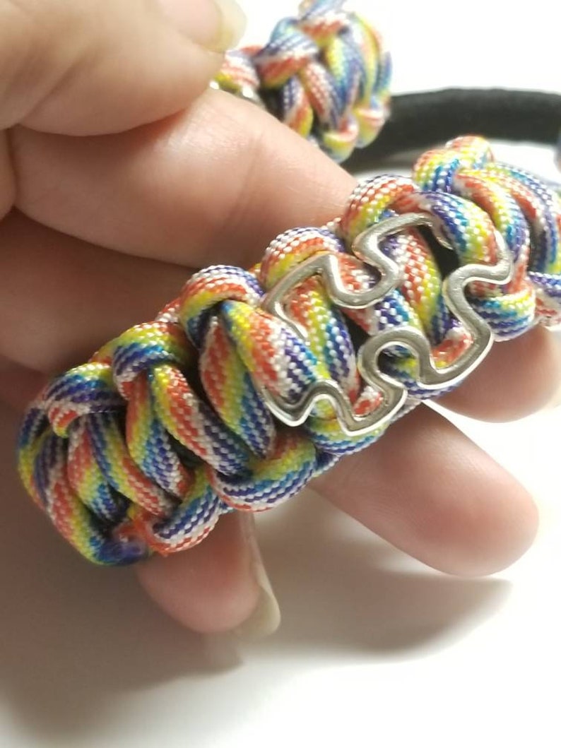 Autism Medical ID Bracelet Multi Colored Stretch Wrist Band - Etsy