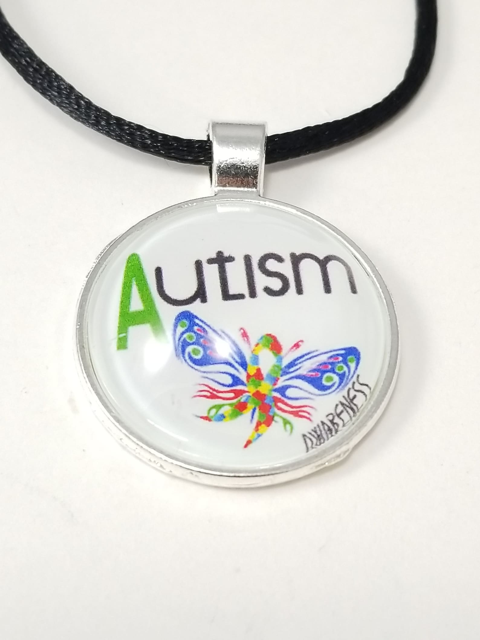 Autism Butterfly Necklace Autism Necklace Autism Jewelry | Etsy