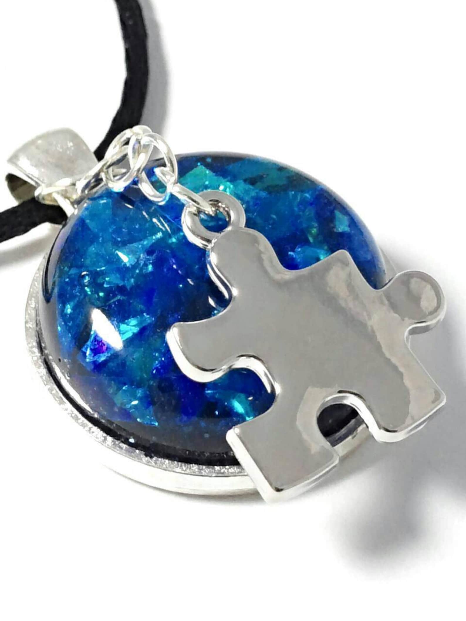 Autism Necklace Autism Awareness Jewelry Autism Mom Autism - Etsy