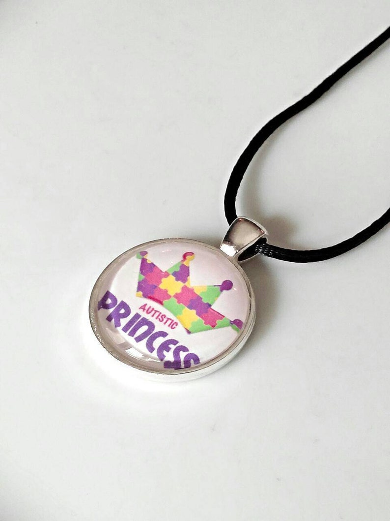 Autism Necklace Autism Awareness Jewelry Autistic Princess | Etsy