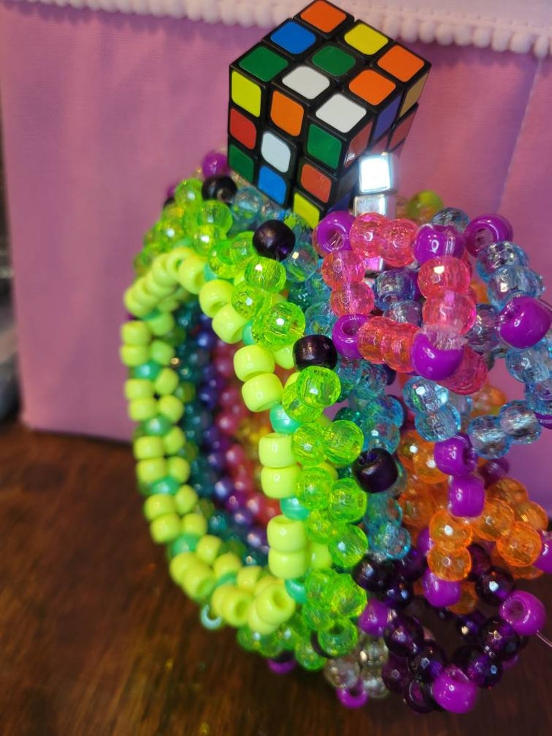 Cubical Epic Cuff - Cubes - Raver Attire - Etsy