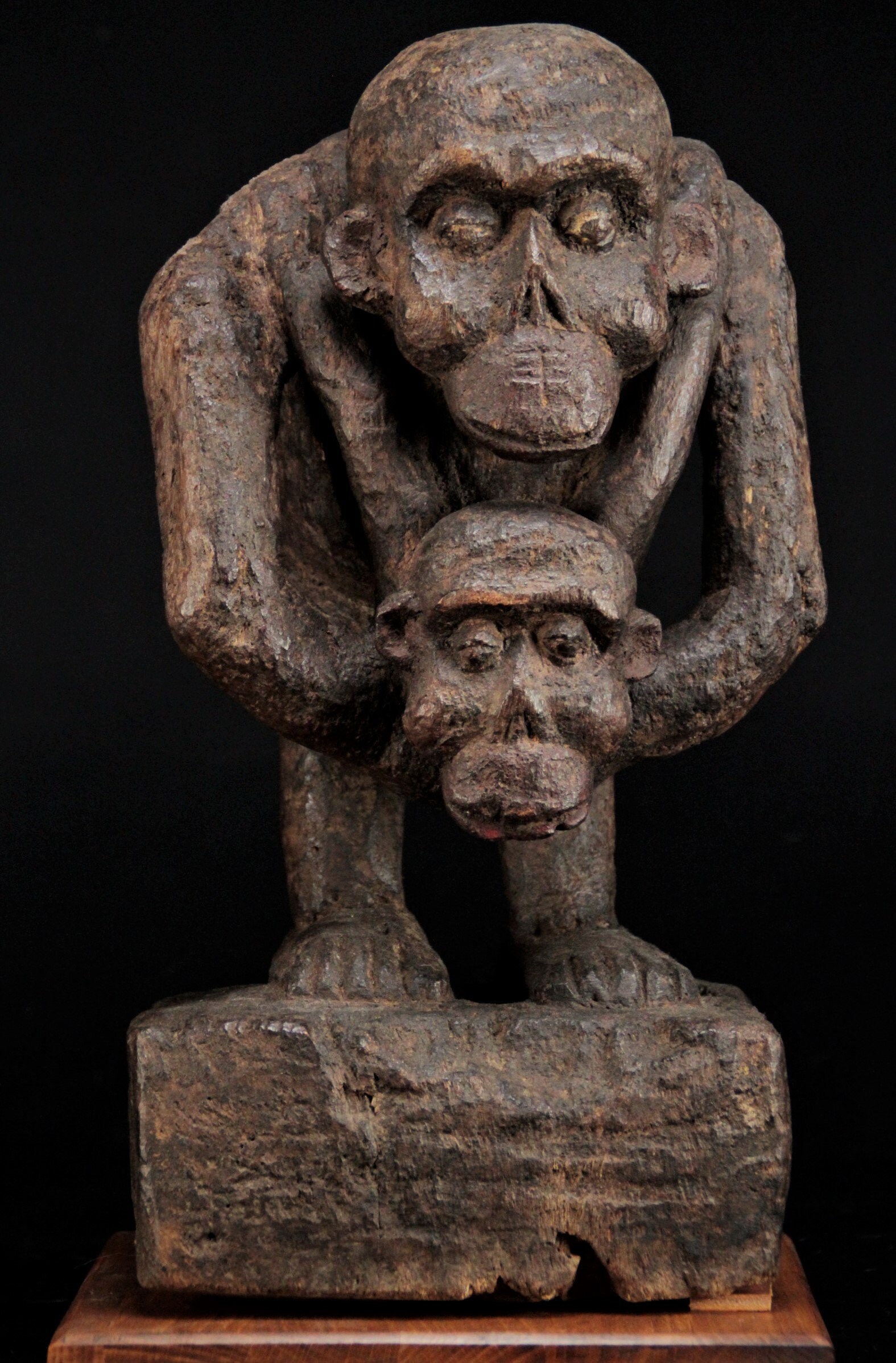 Old Maternity Monkey Statue, BOULOU Ethnic Group From Cameroon - Etsy