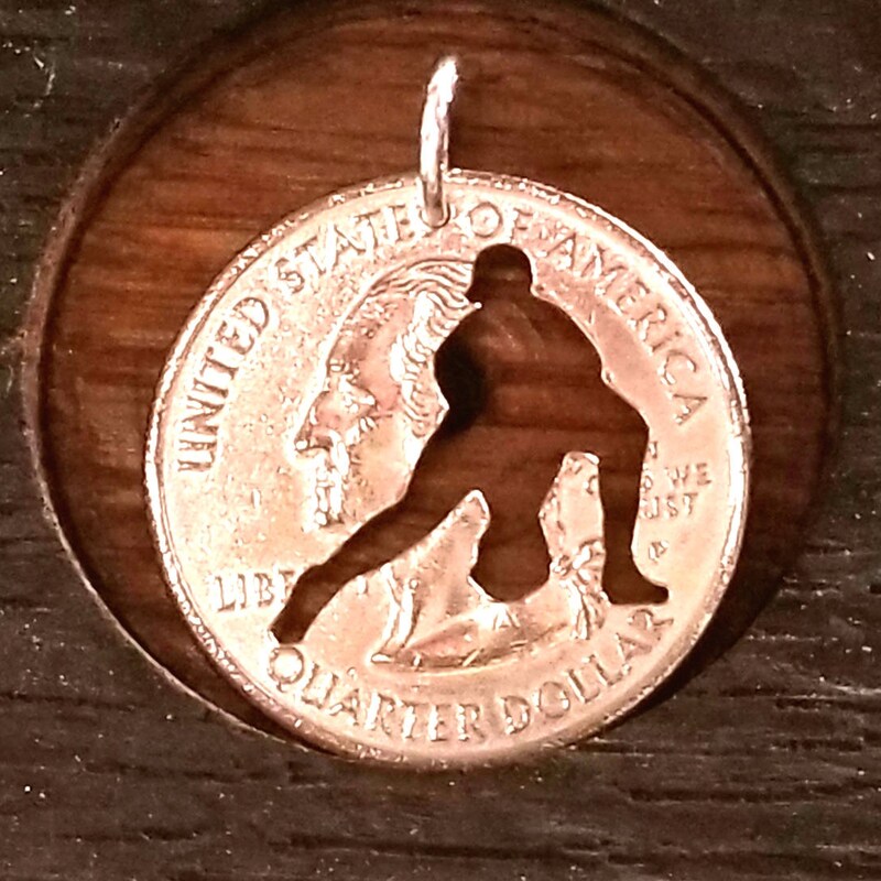 Hand Cut Coin - Etsy