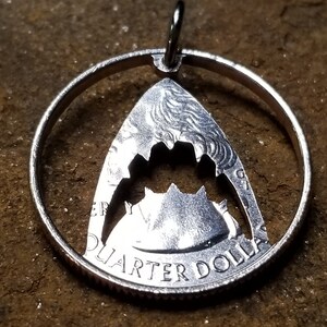 Jaws Pendant Jaws Necklace Shark Pendant Shark Necklace Great White ...