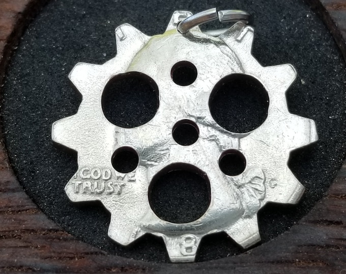 Gear Pendant, Gear Necklace, Gear Head Pendant, Gear Head Necklace ...