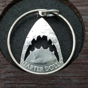 Jaws Pendant Jaws Necklace Shark Pendant Shark Necklace Great White ...