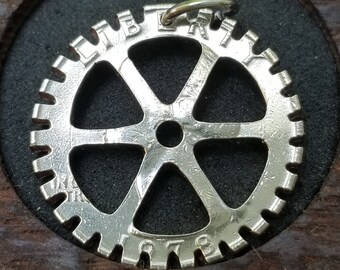 Gear Pendant, Gear Necklace, Gear Head Pendant, Gear Head Necklace ...