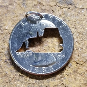 Hand Cut Coin Bulldozer Pendant Necklace, Construction Jewelry - Etsy