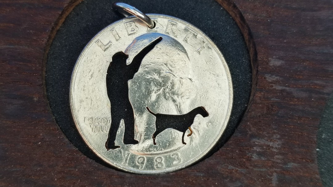 Hunting Pendant Hunter Pendant Hunting Necklace Hunter Necklace Hunting ...