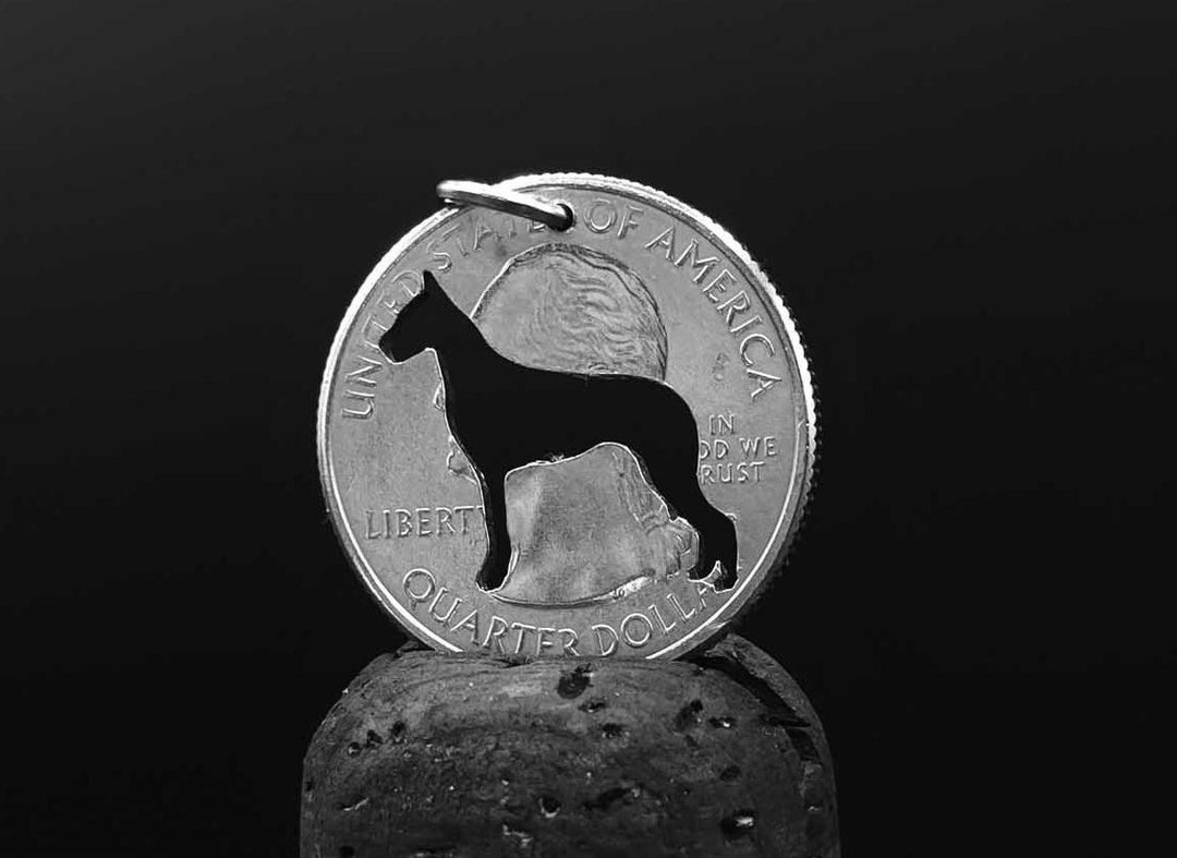 Great Dane Dog Necklace Made From Coin, Great Dane Lover Pendant Great ...