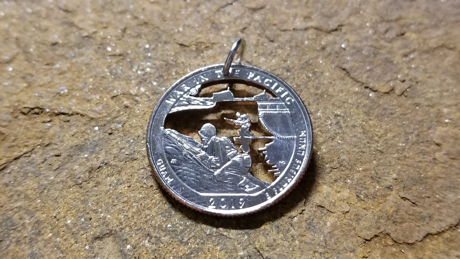 War in the Pacific Pendant War in the Pacific Necklace Guam - Etsy