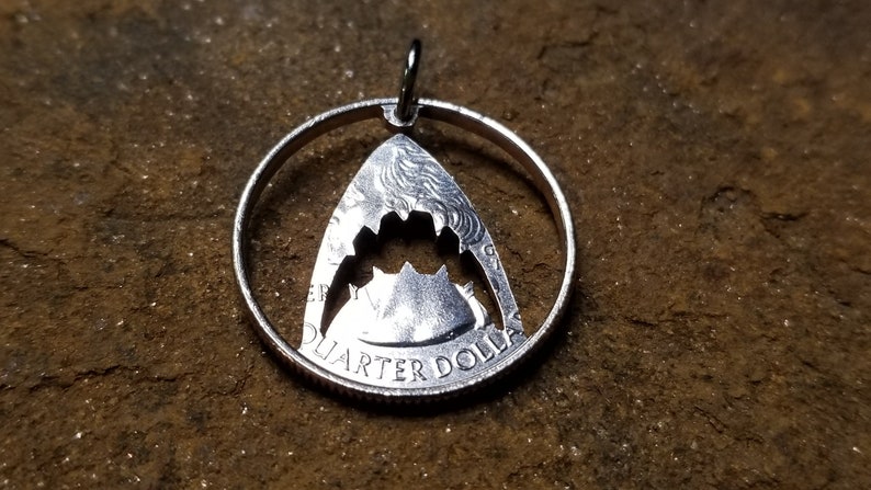 Jaws Pendant Jaws Necklace Shark Pendant Shark Necklace - Etsy