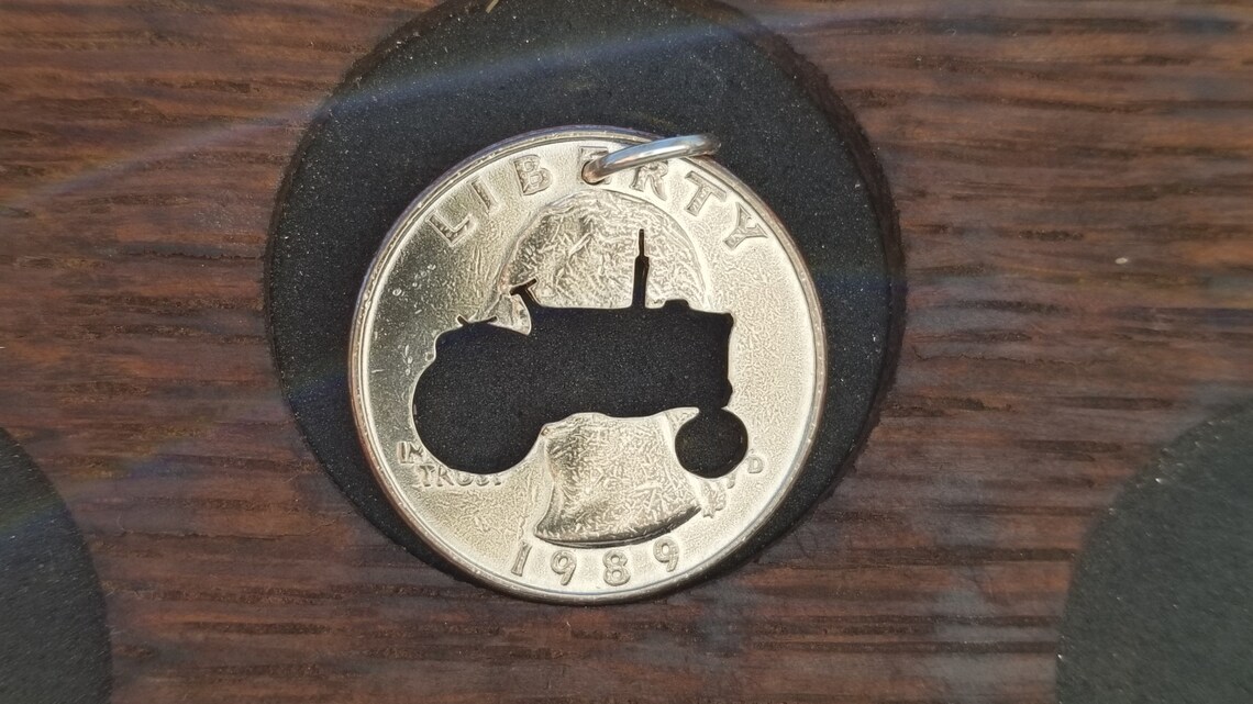 Tractor Pendant Tractor Necklace Farming Pendant Farmer Necklace Farmer ...